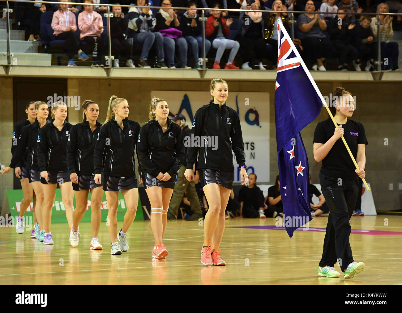 7th September 2017, Te Rauparaha Arena, Wellington, New Zealand; Taini ...