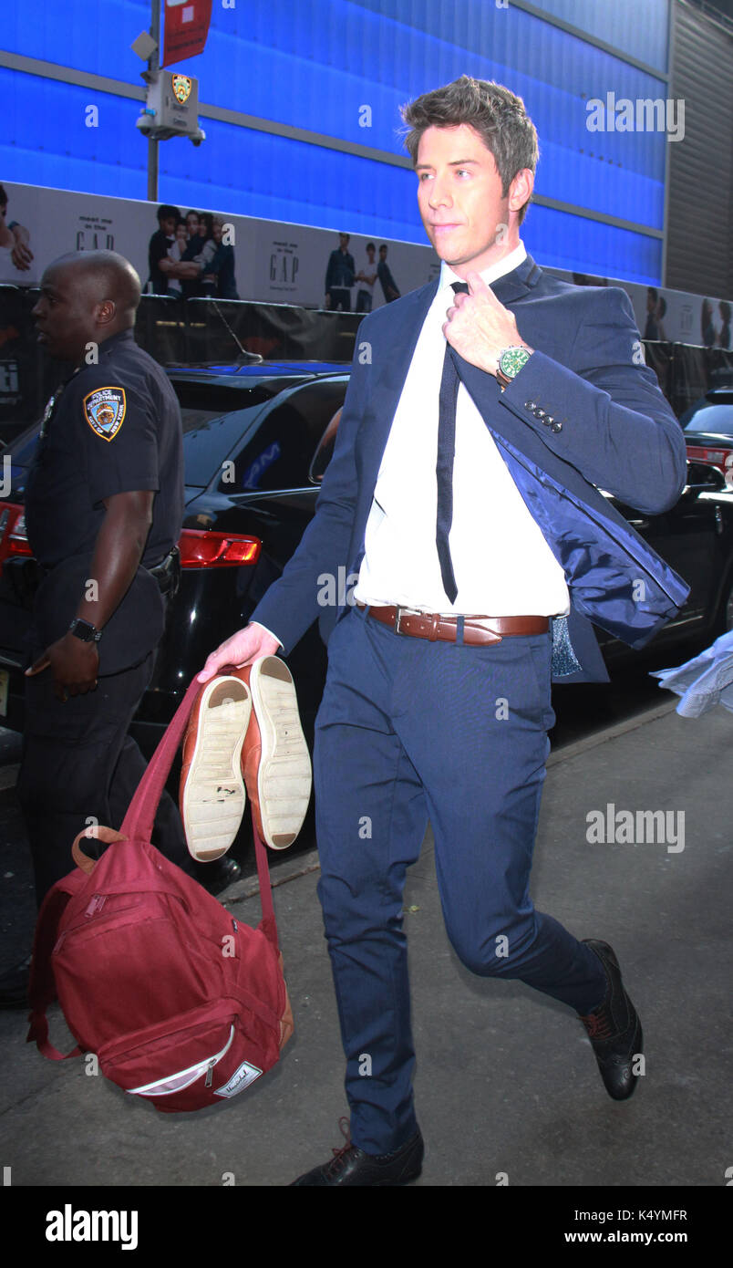 New York, NY, USA. 7th Sep, 2017. Ari Luyendyk Jr. seen after an ...