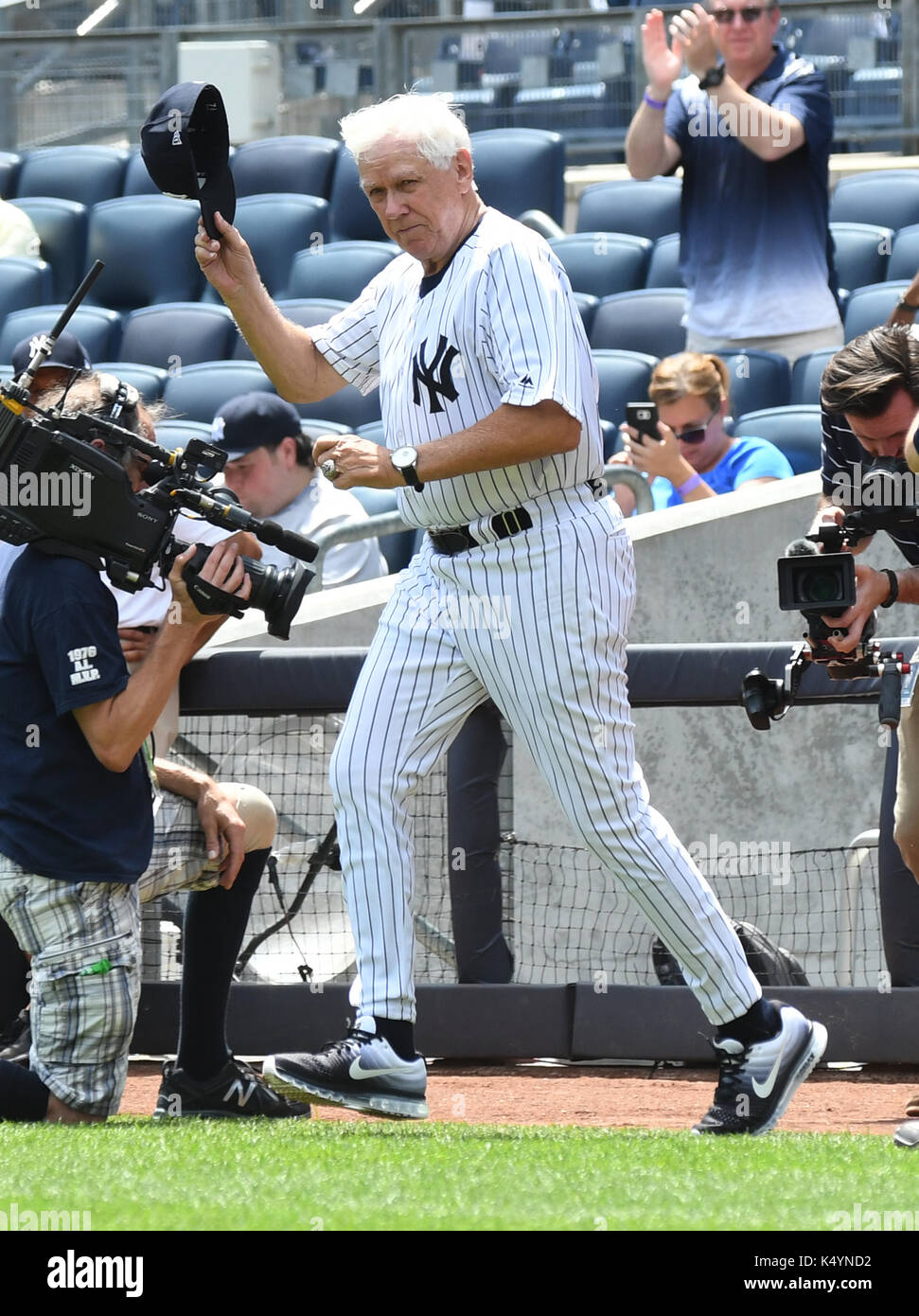 NEW YORK, NY - September 7 : Gene "Stick" Michael former New York ...