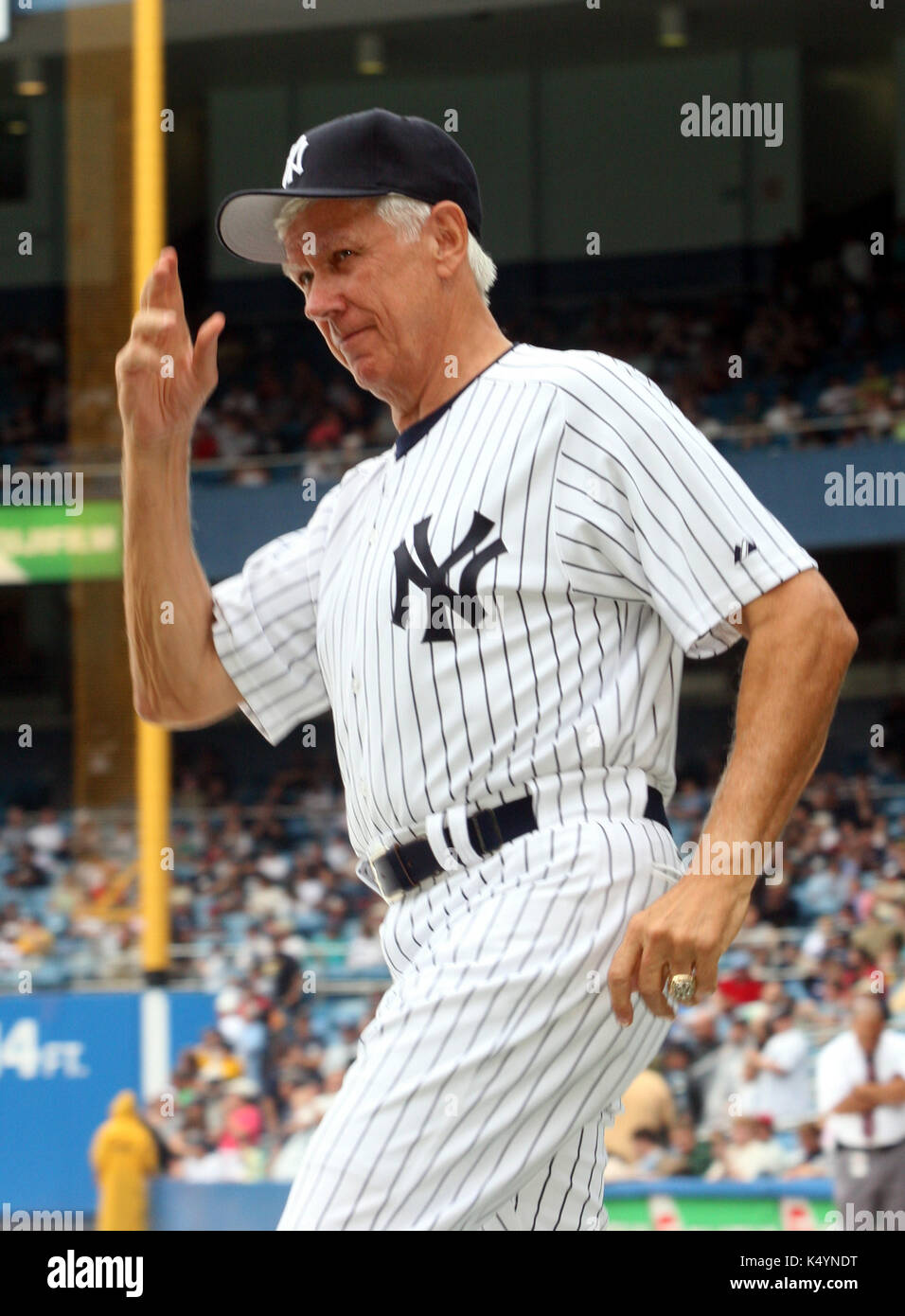 NEW YORK, NY - September 7 : Gene "Stick" Michael former New York ...