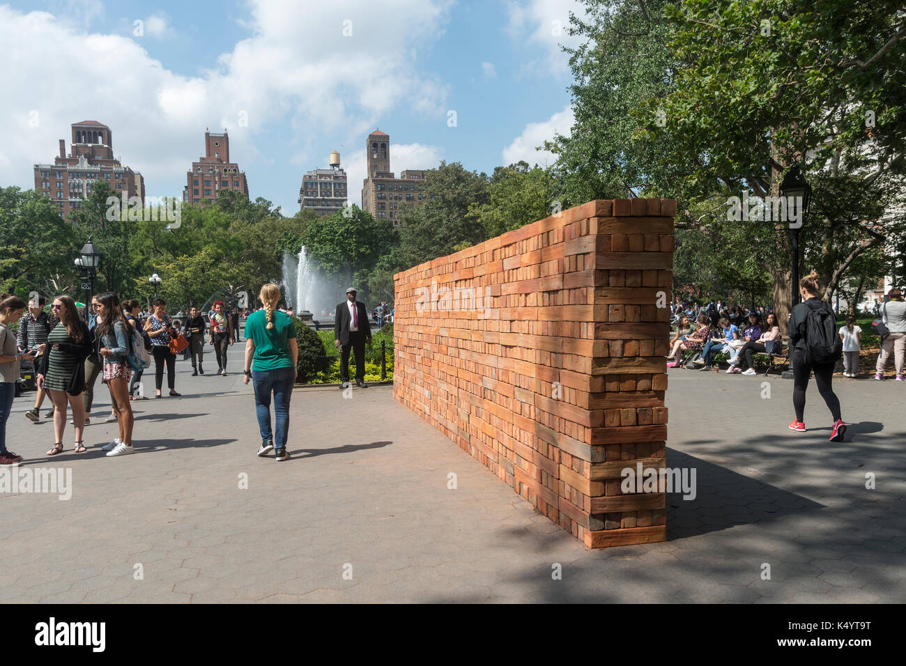 New York, NY, USA - 7 September 2017 - This morning Artist Bosco Sodi ...