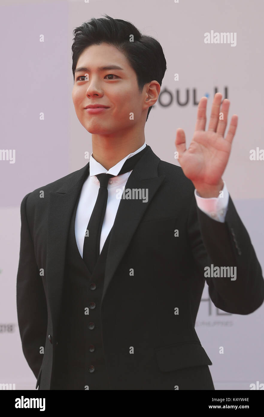 S. Korean actor Park Bo-gum South Korean actor Park Bo-gum poses for a ...