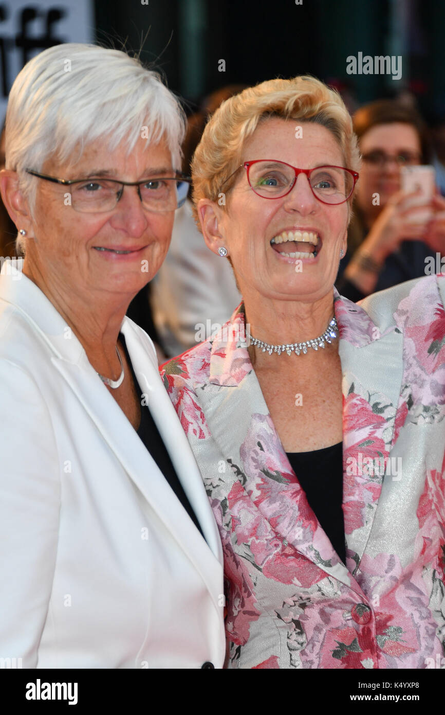 Toronto, Ontario, Canada. 7th Sep, 2017. JANE ROUNTHWAITE (L) and ...