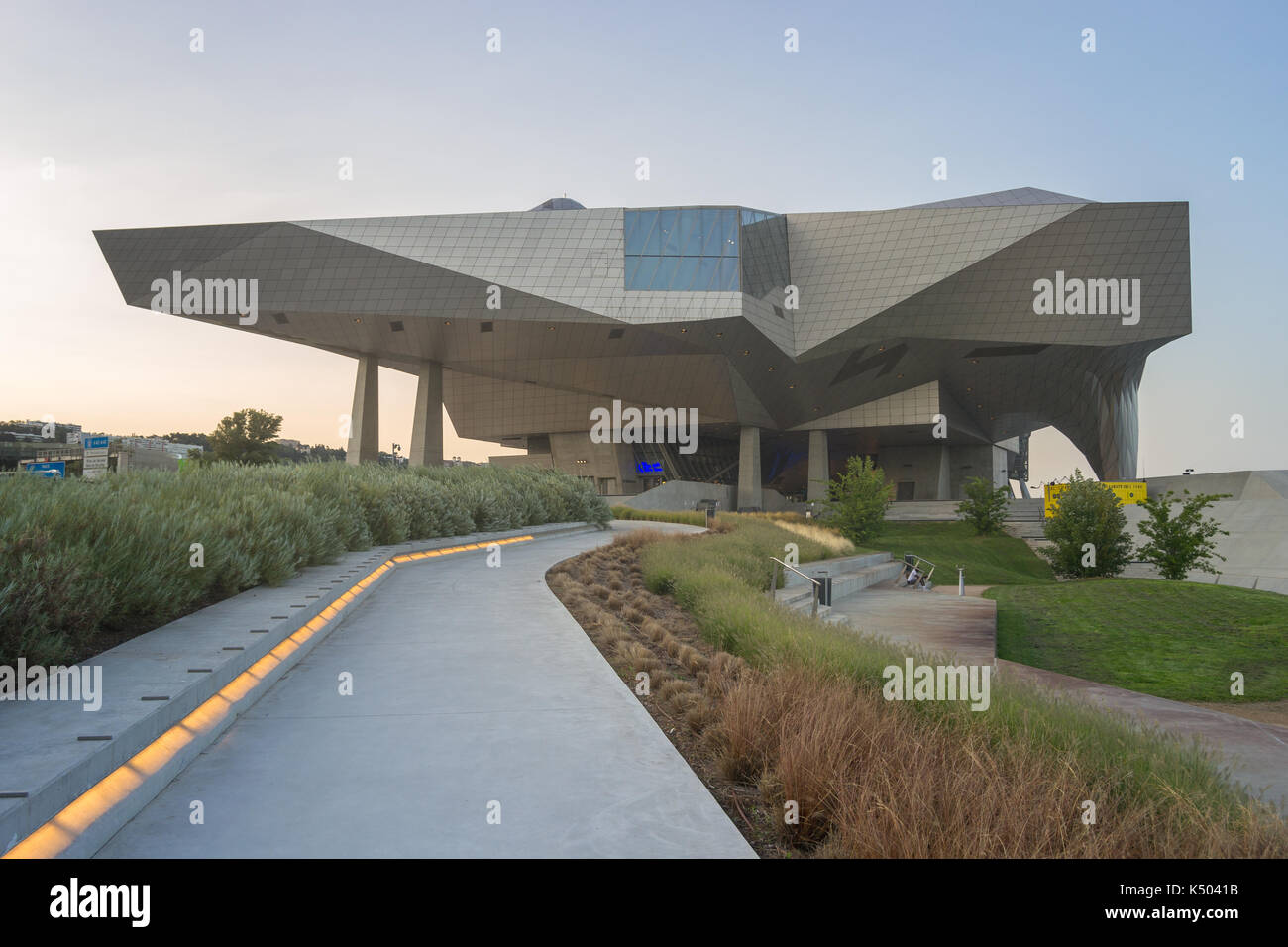 Confluences museum in Lyon city Stock Photo - Alamy