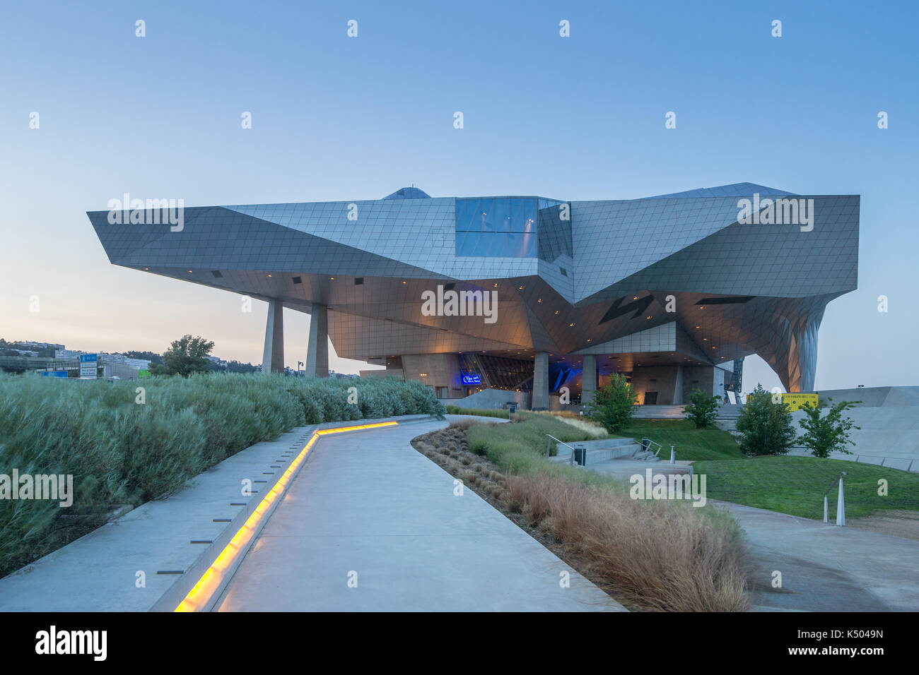 Confluences museum in Lyon city Stock Photo - Alamy