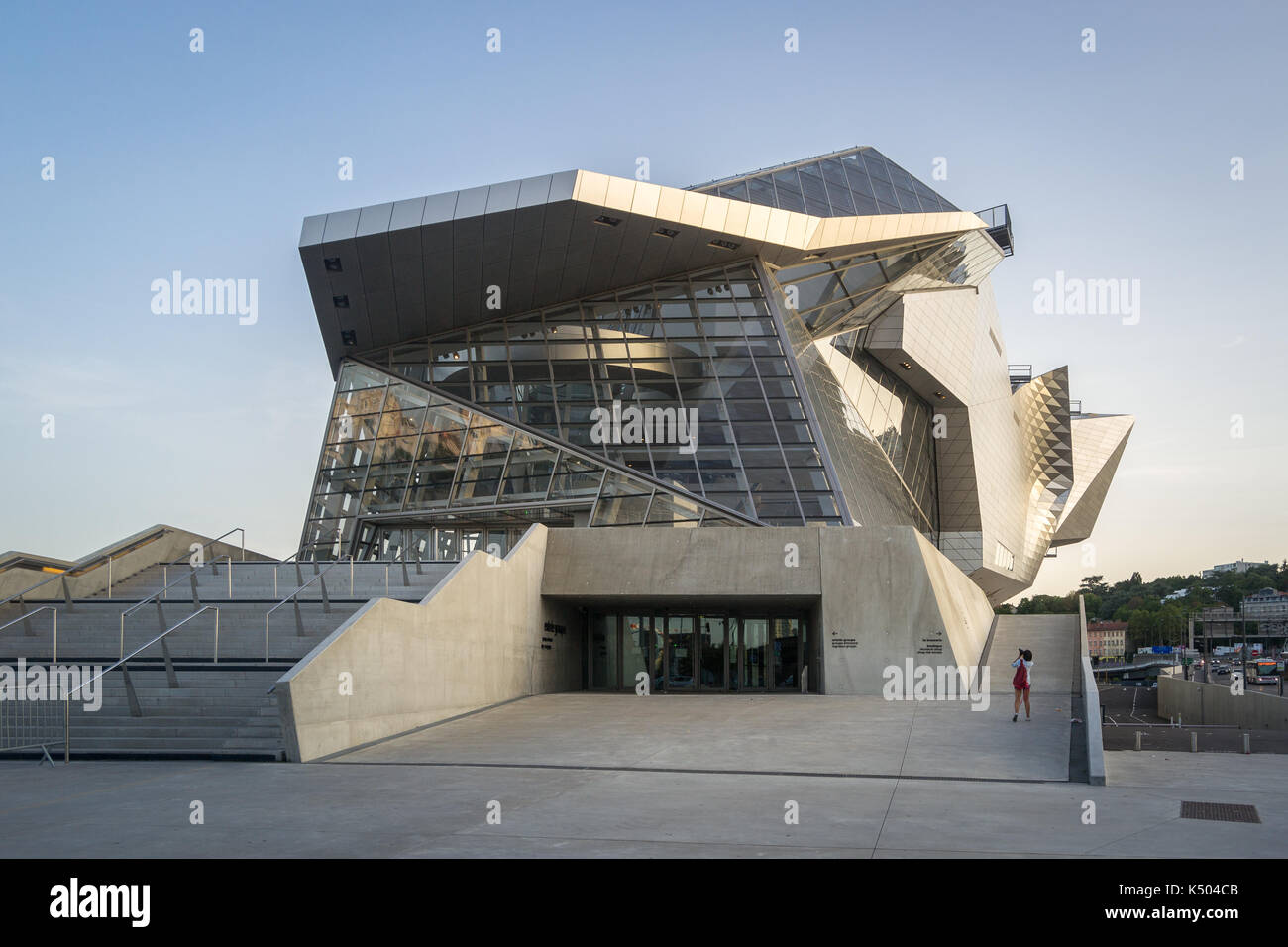 Confluences museum in Lyon city Stock Photo - Alamy