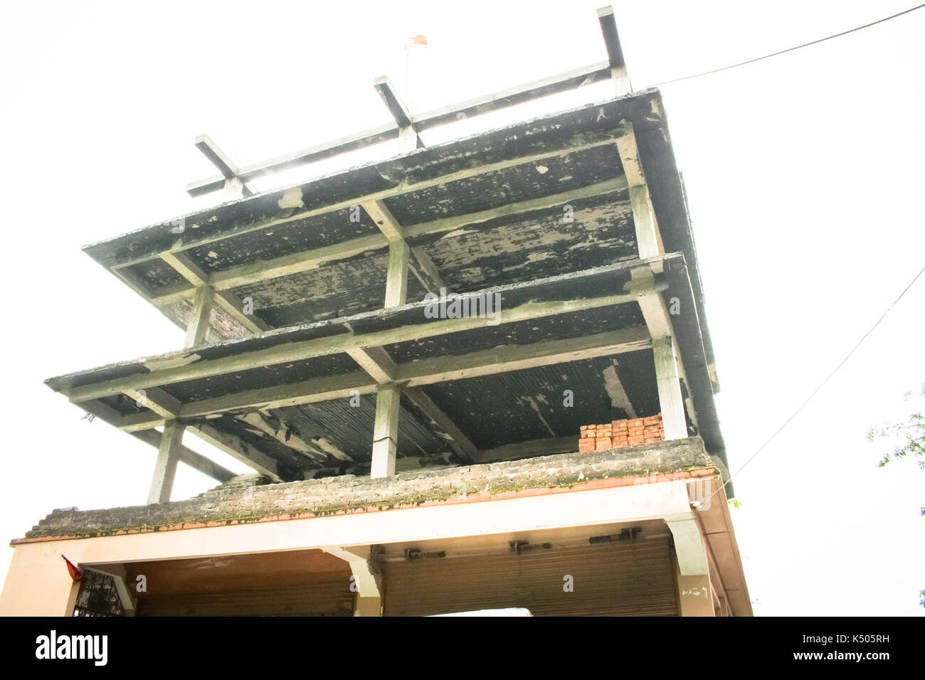 Construction of building Stock Photo - Alamy