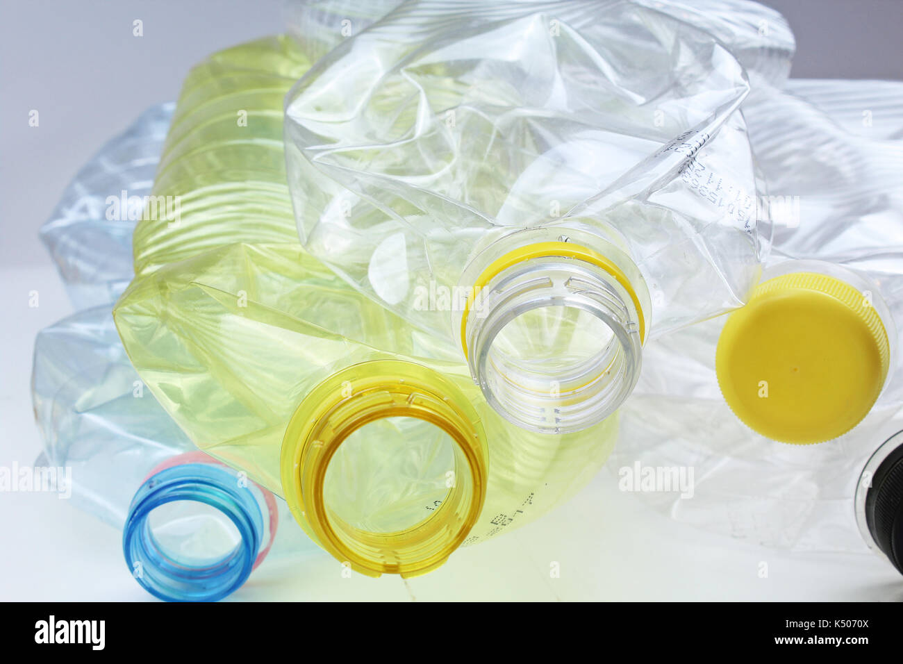 PET PU bottle plastic bottles Stock Photo - Alamy