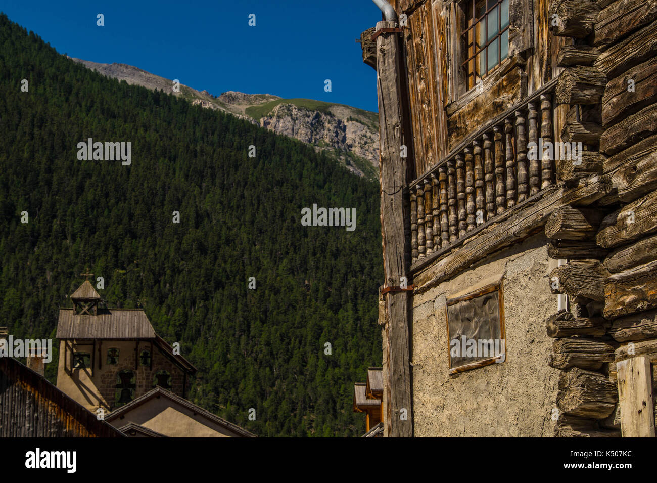 village of queyras regional park Stock Photo - Alamy