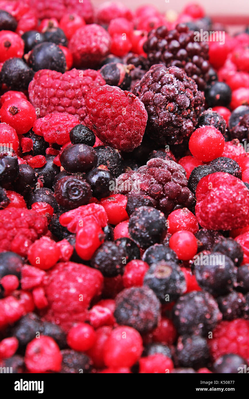 Mixed fruit berries berry background Stock Photo - Alamy
