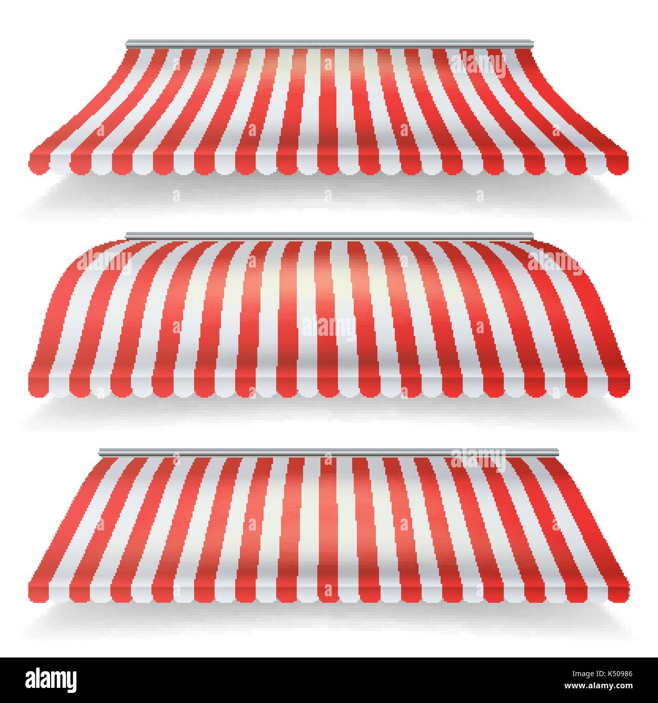 Red And White Awning Vector Stock Photos & Red And White Awning Vector Stock Images - Alamy