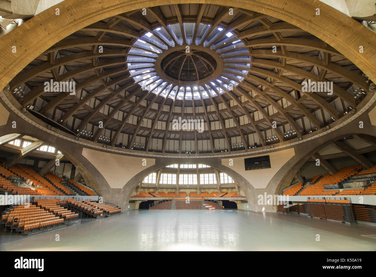 Interior of the Centennial Hall in Wroclaw, Poland Stock Photo - Alamy