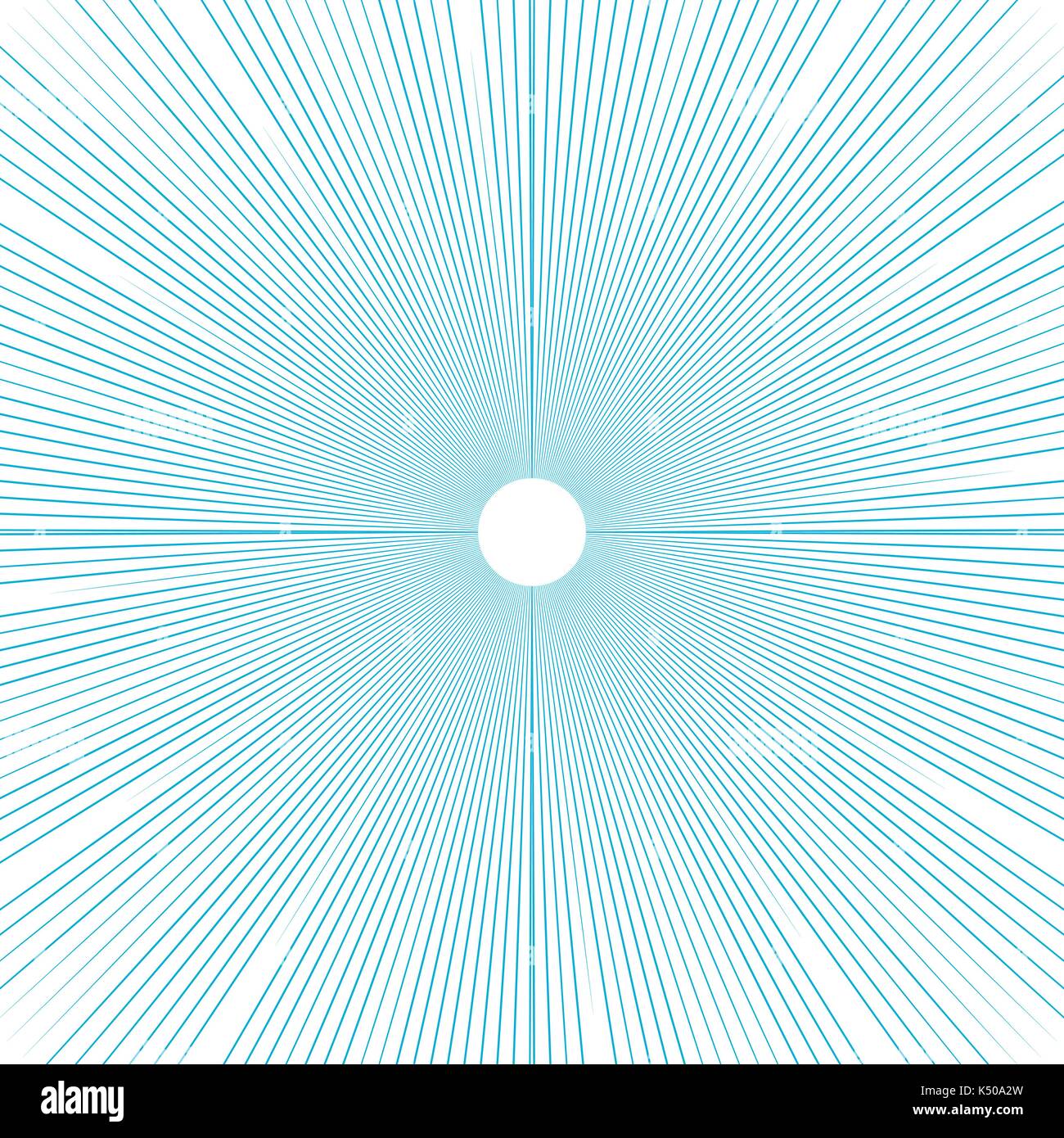 Sunburst background thin blue radial lines vector Stock Vector Image ...