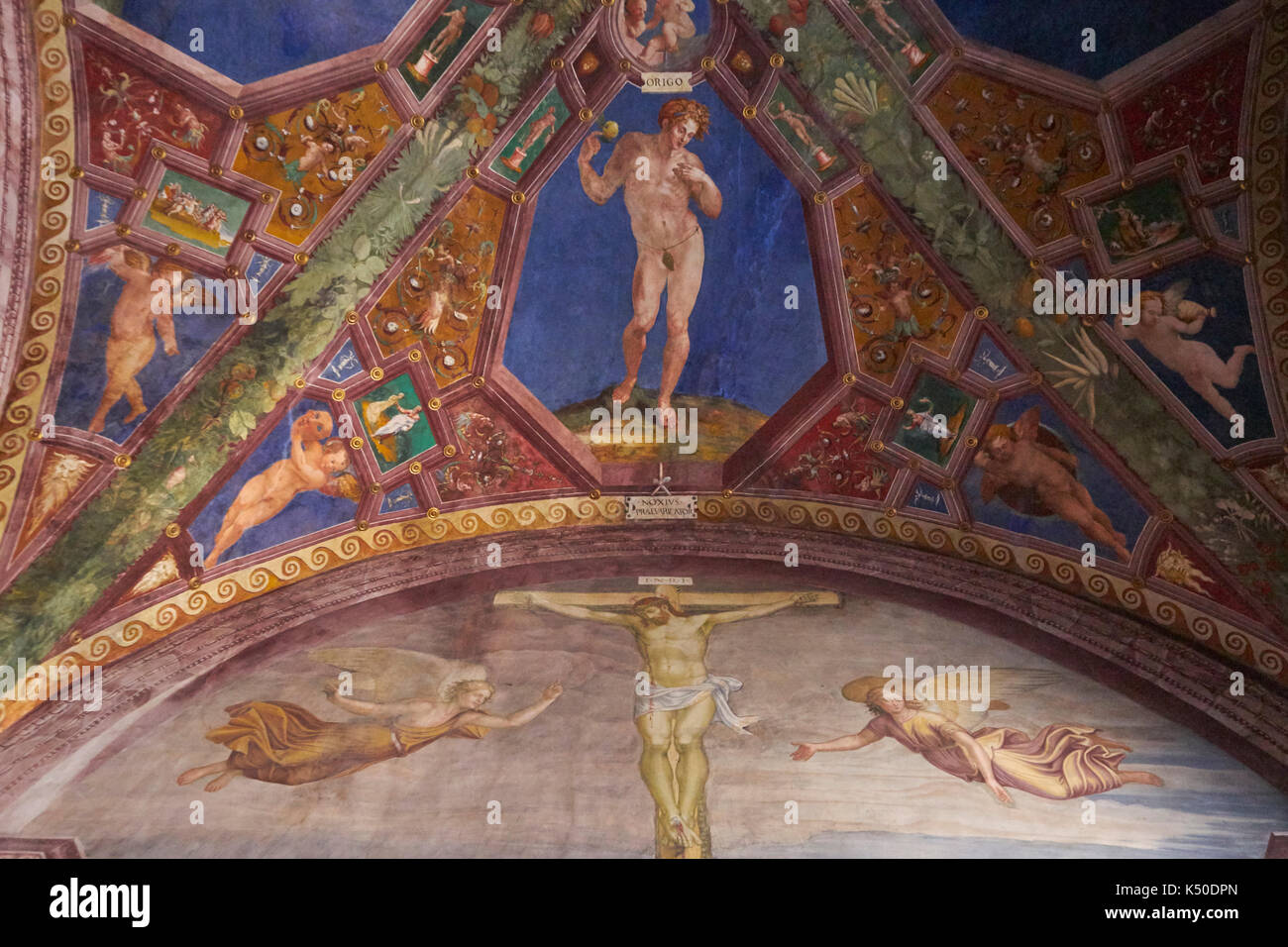 Spoleto cathedral frescos hi-res stock photography and images - Alamy