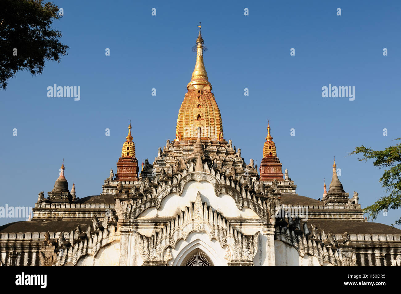 Ananda Pahto Temple in Myanmar (Burma). Old Bagan Stock Photo - Alamy