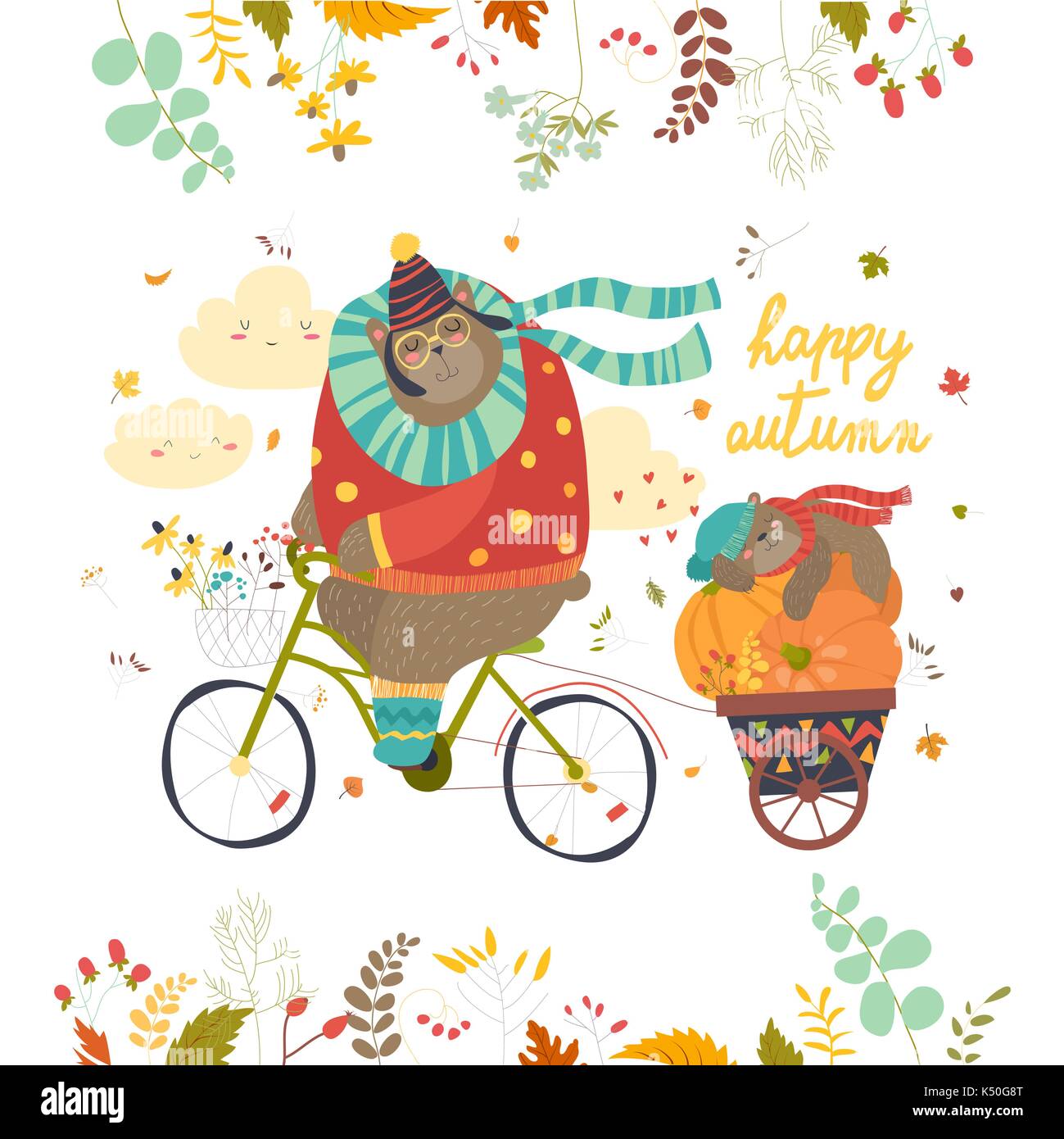 Bear with cub sleeping Stock Vector Images - Alamy