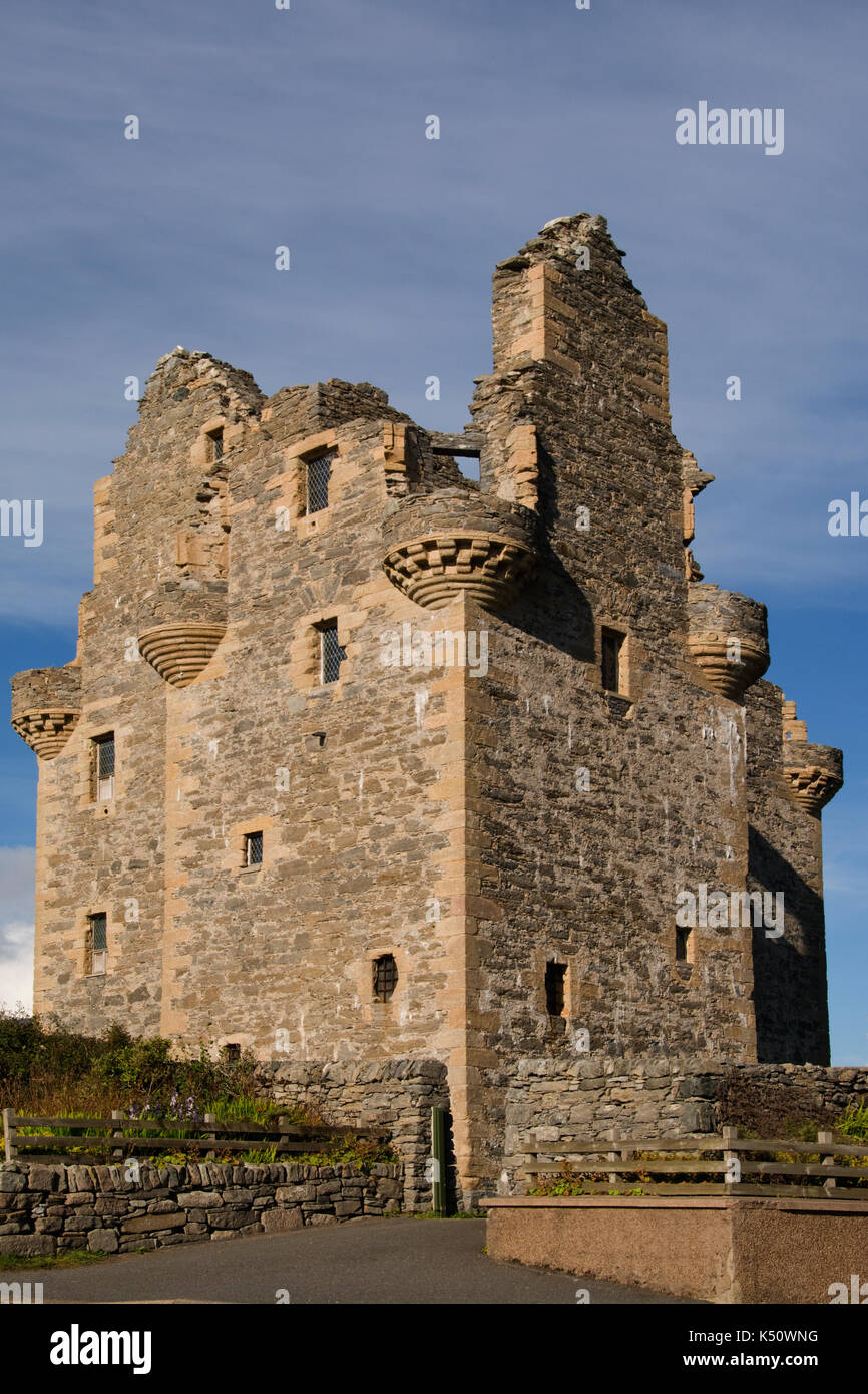 Europe, United Kingdom, Scotland, Shetland, Scalloway Castle (1600 ...
