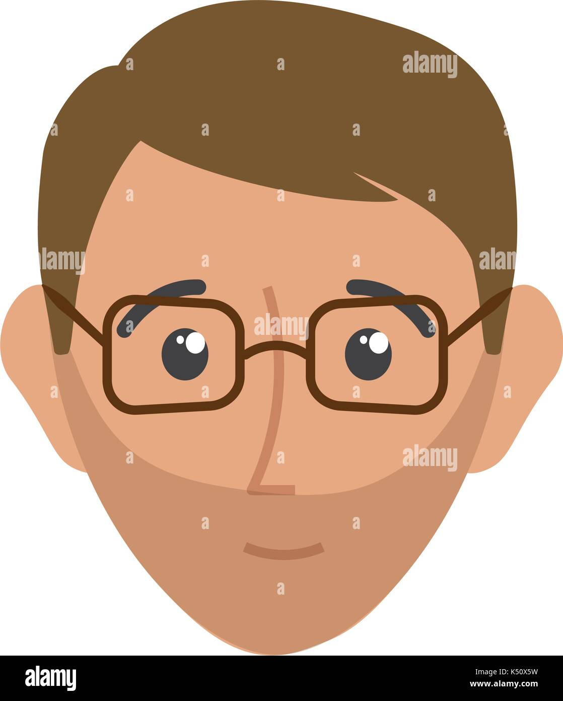 face man vector illustration Stock Vector Image & Art - Alamy