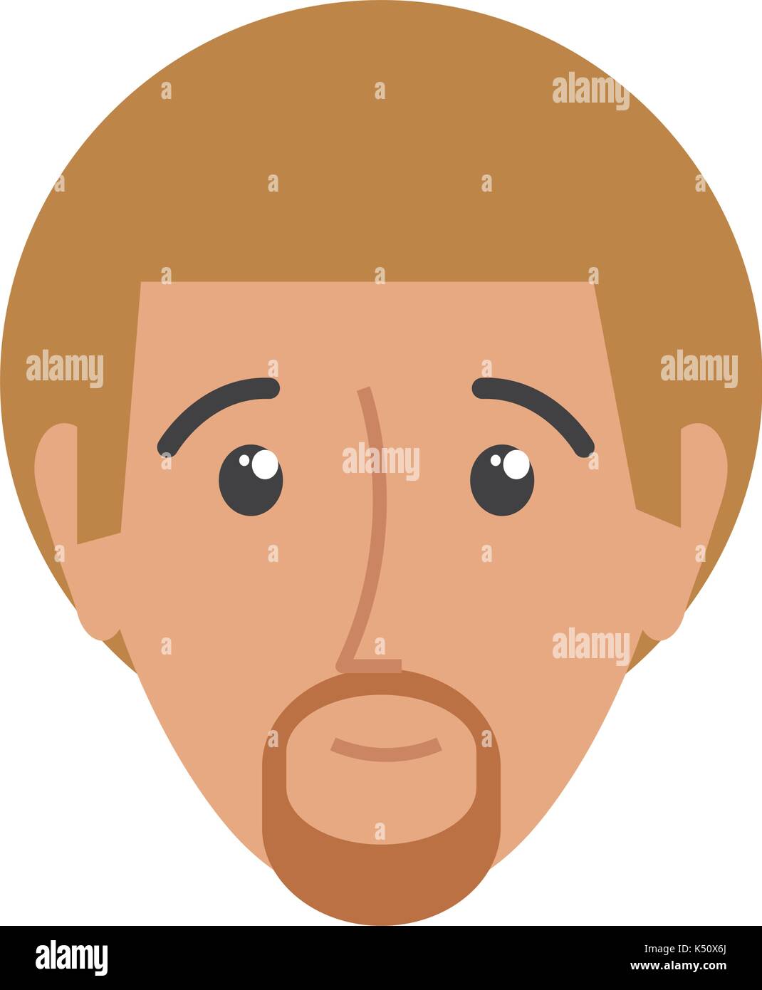 face man vector illustration Stock Vector Image & Art - Alamy