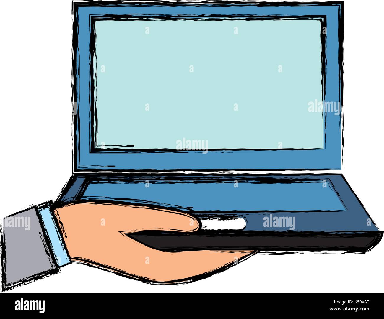 laptop vector illustration Stock Vector Image & Art - Alamy