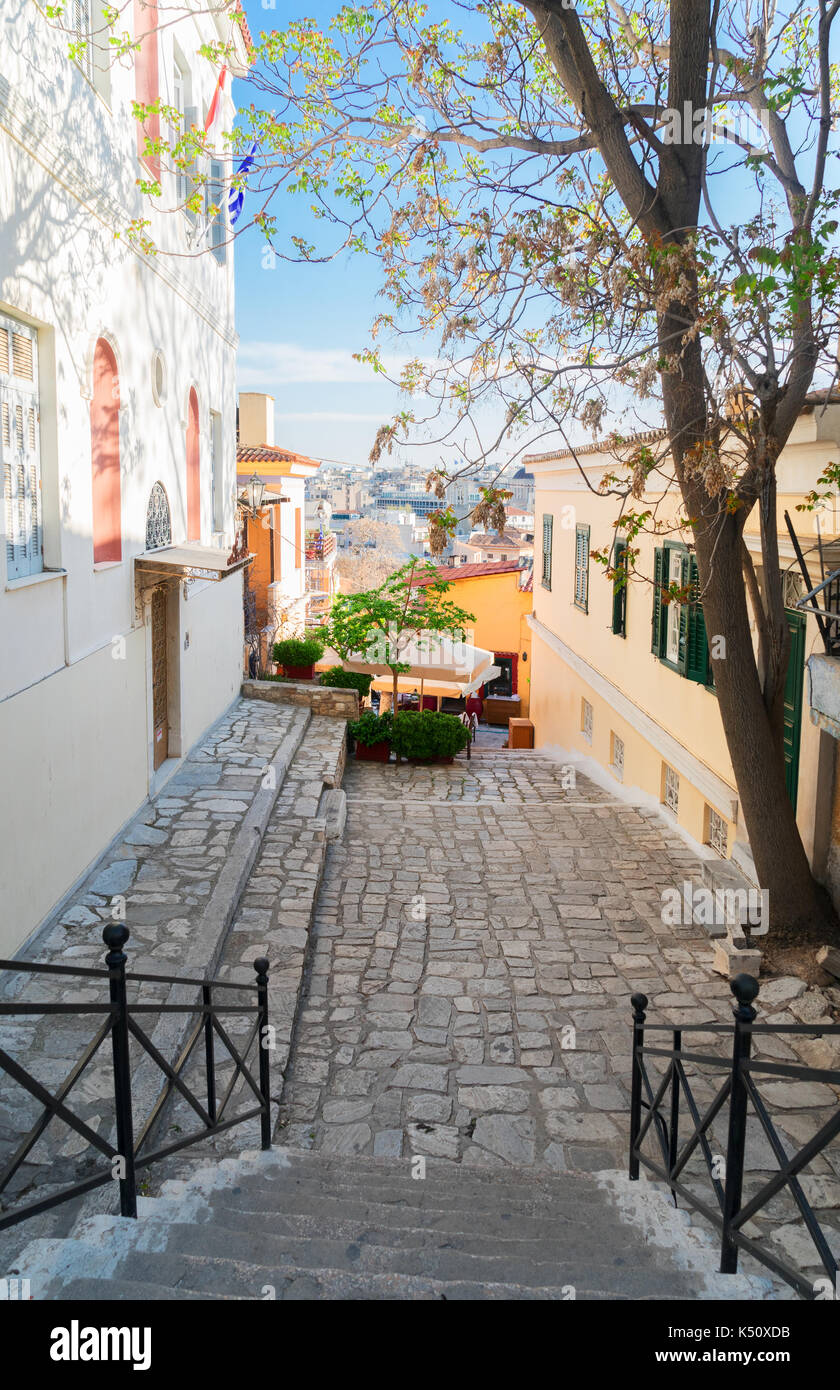 Street of Athens, Greece Stock Photo - Alamy