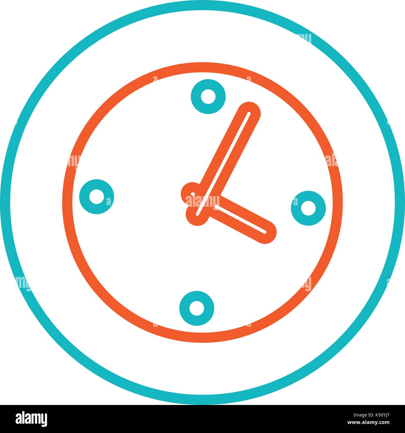clock vector illustration Stock Vector Image & Art - Alamy