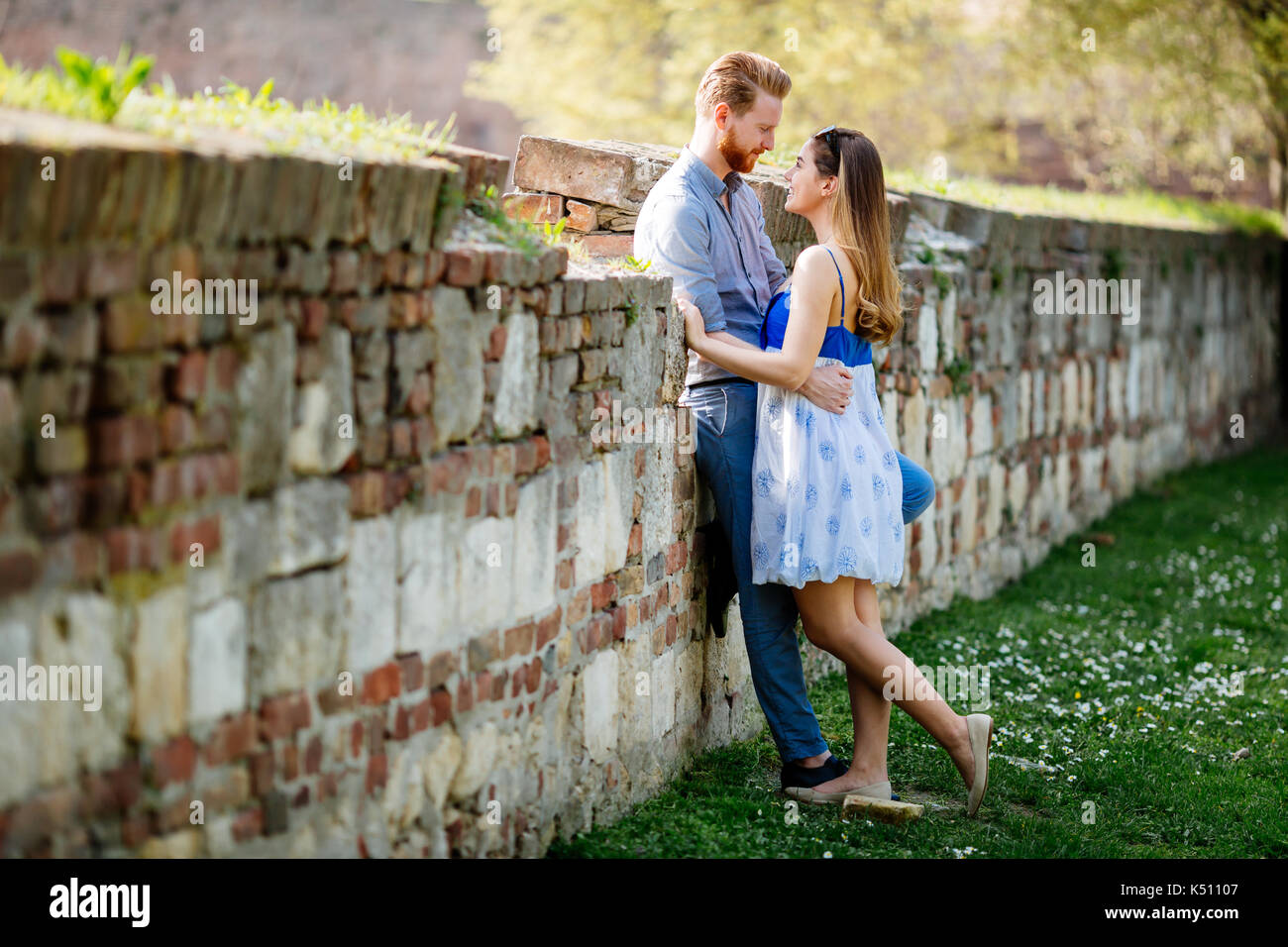 Beautiful couple getaway Stock Photo - Alamy