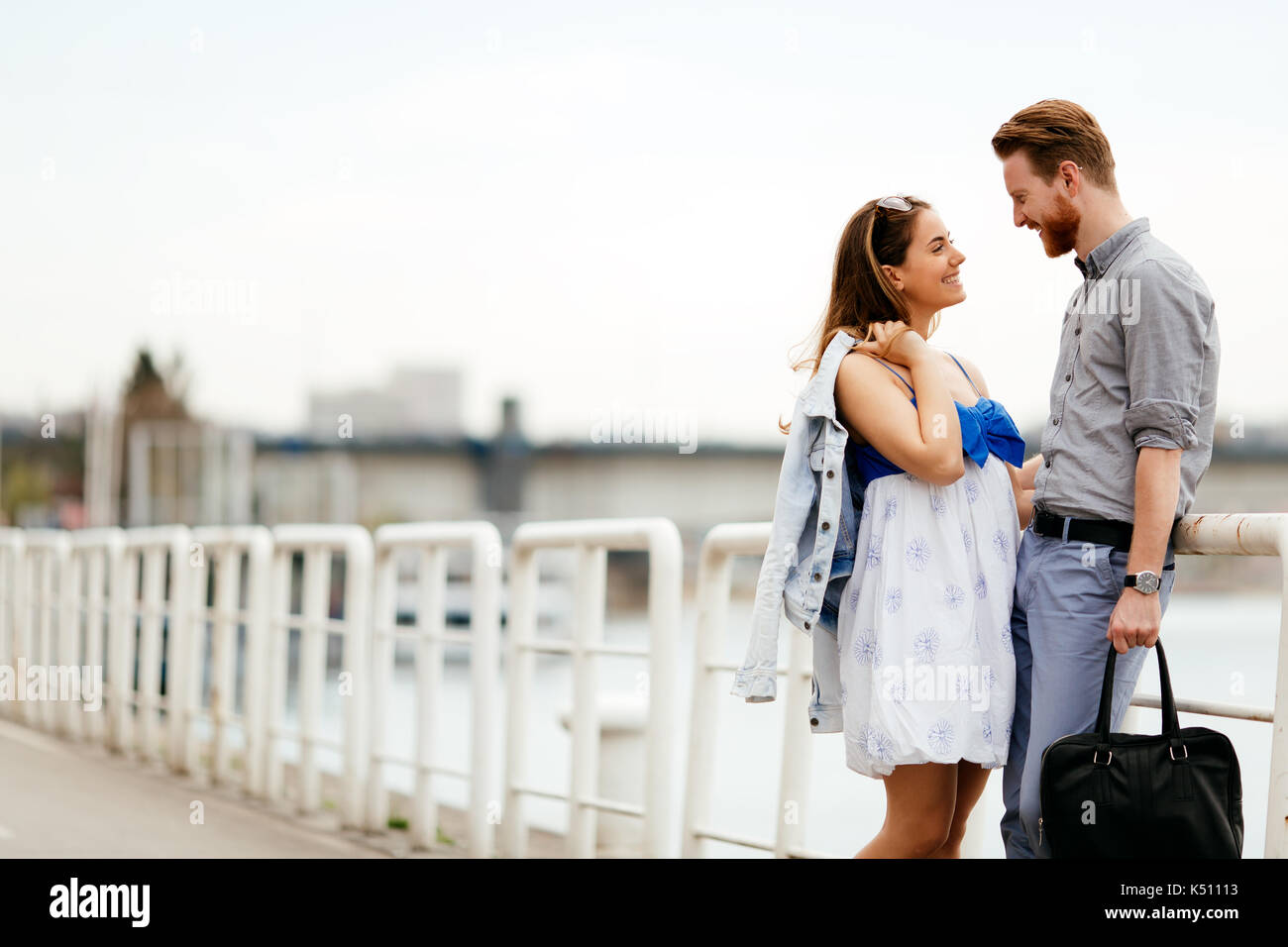 Couple enjoy walking Stock Photo - Alamy