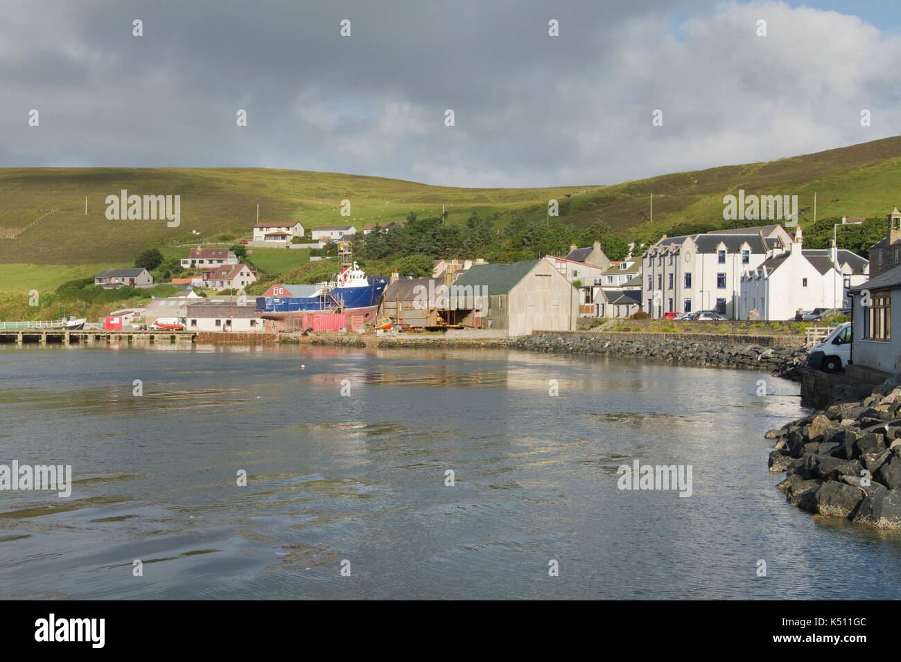 Scalloway harbour hi-res stock photography and images - Alamy