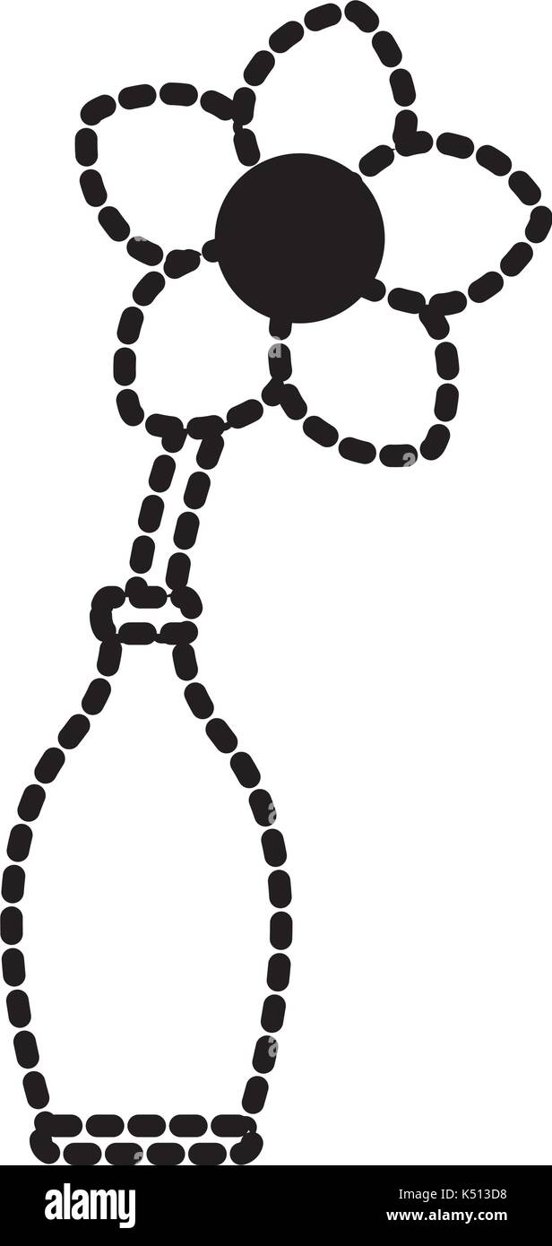 Glass bottle vase plant Stock Vector Images - Alamy