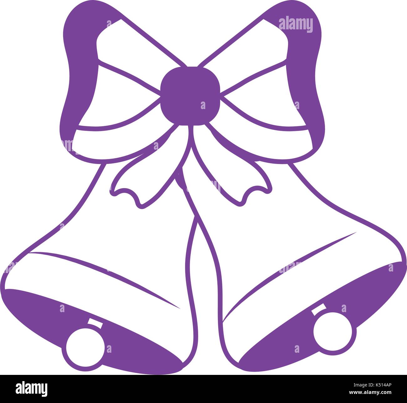 Bells silhouette Cut Out Stock Images & Pictures - Alamy