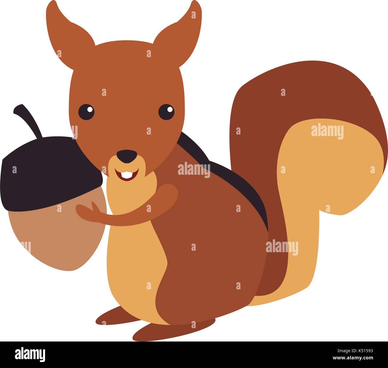 Squirrel animal cartoon Stock Vector Image & Art - Alamy