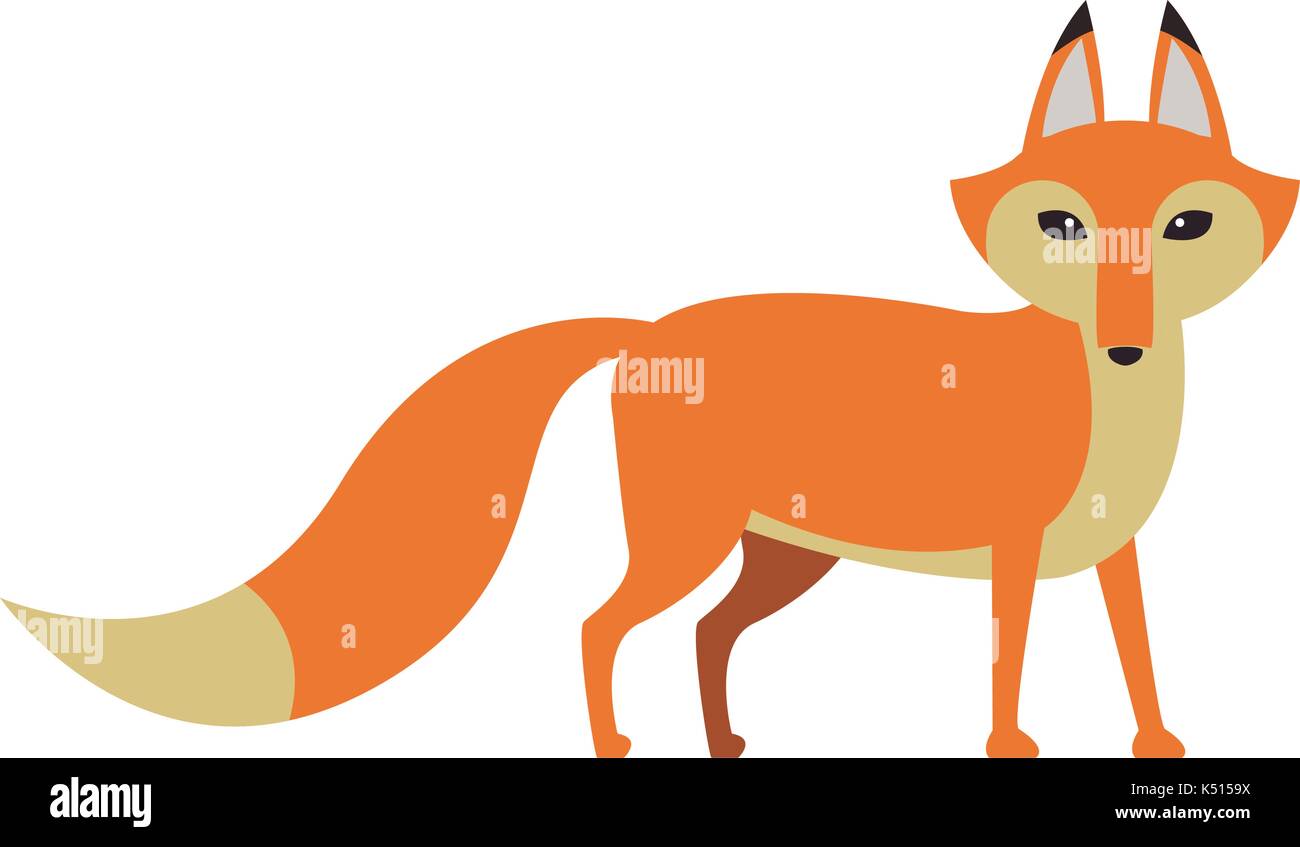Fox animal cartoon Stock Vector Image & Art - Alamy