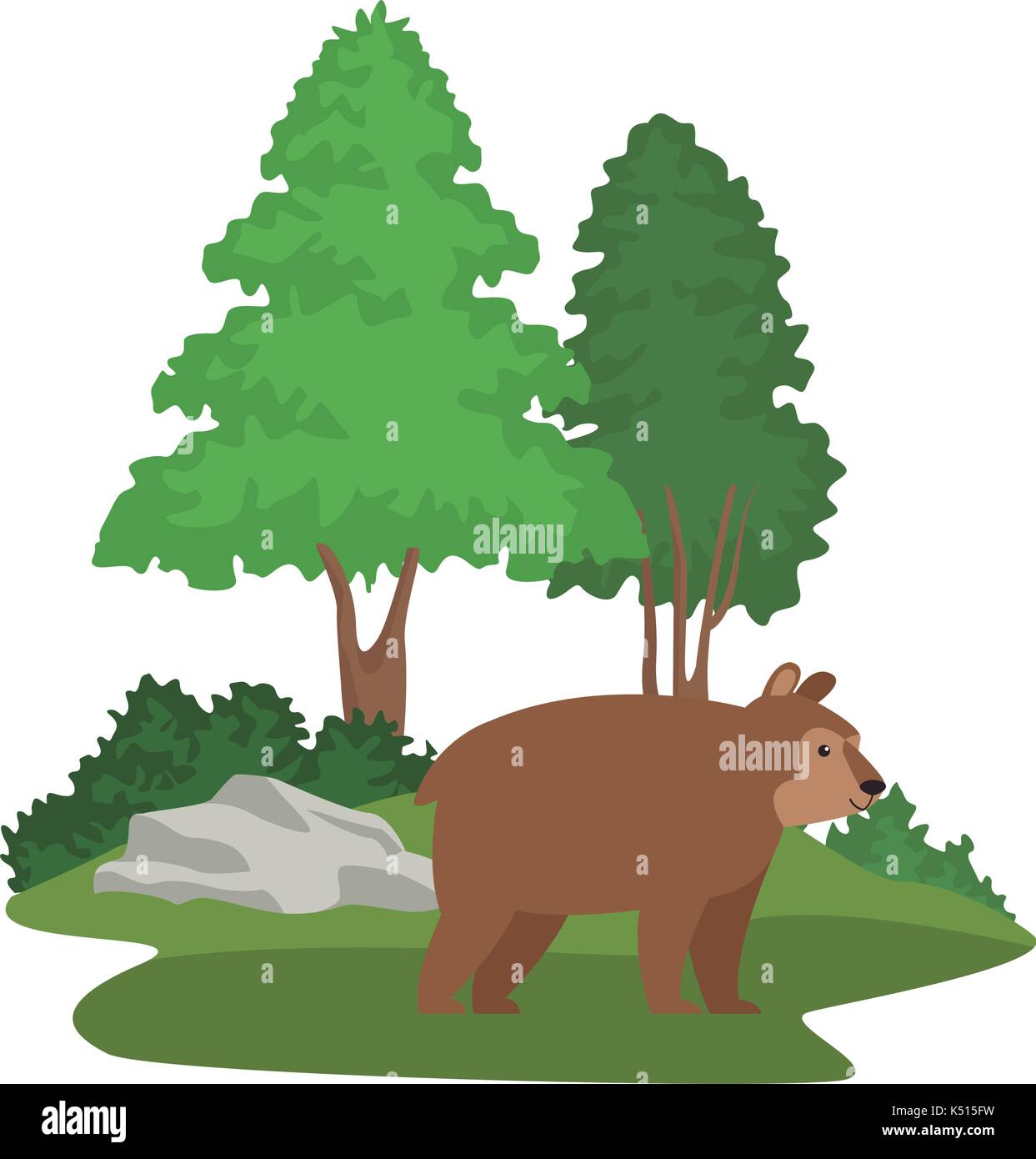 Bear town Stock Vector Images - Alamy