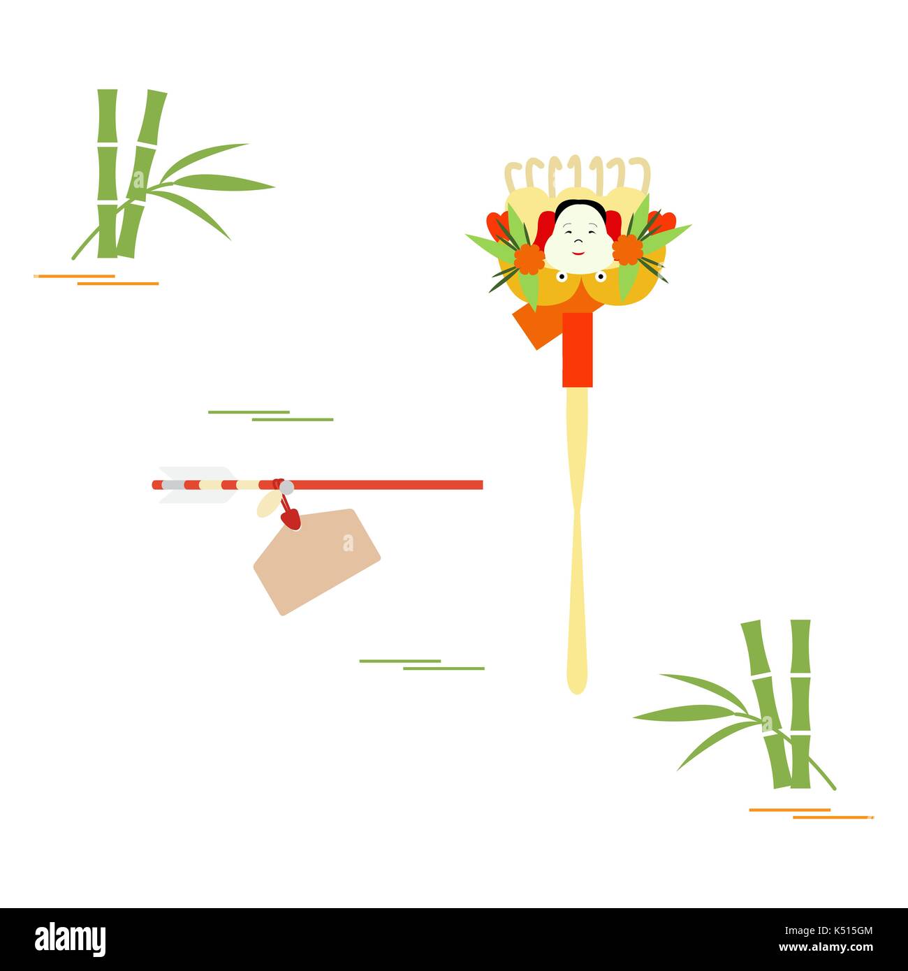 Kumade and hamaimi - Japanese traditional talismans and New Year's ...