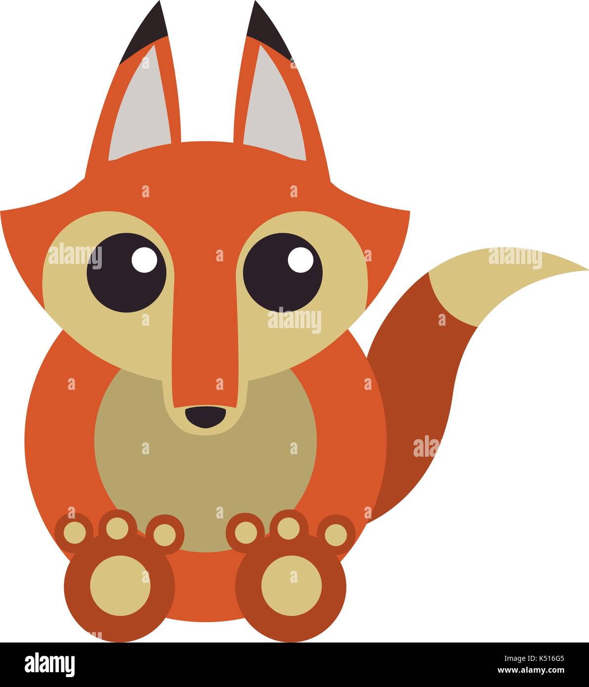 Fox animal cartoon Stock Vector Image & Art - Alamy