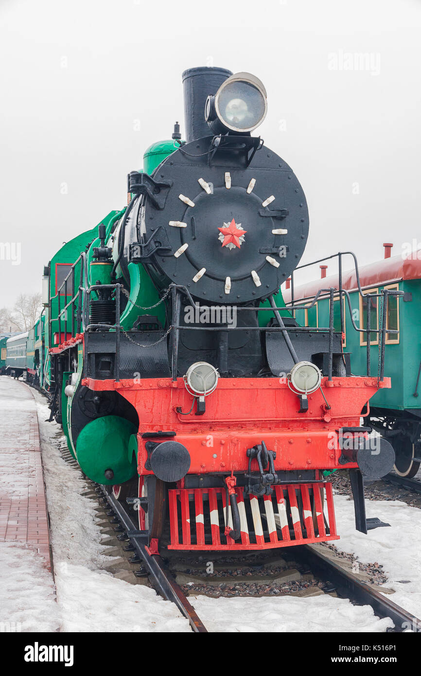 Black soviet train hi-res stock photography and images - Alamy