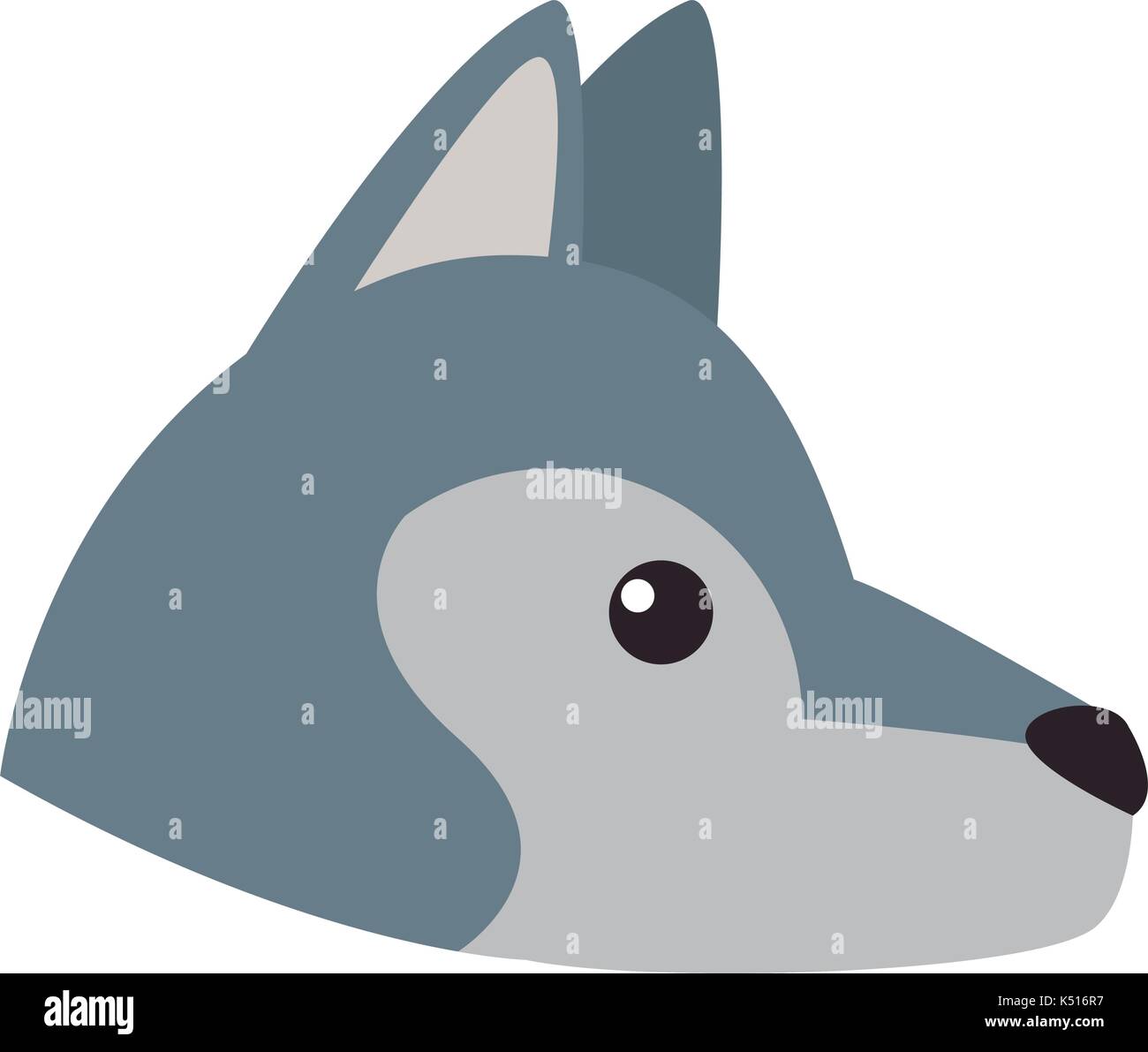 Wolf cartoon animal Stock Vector Image & Art - Alamy