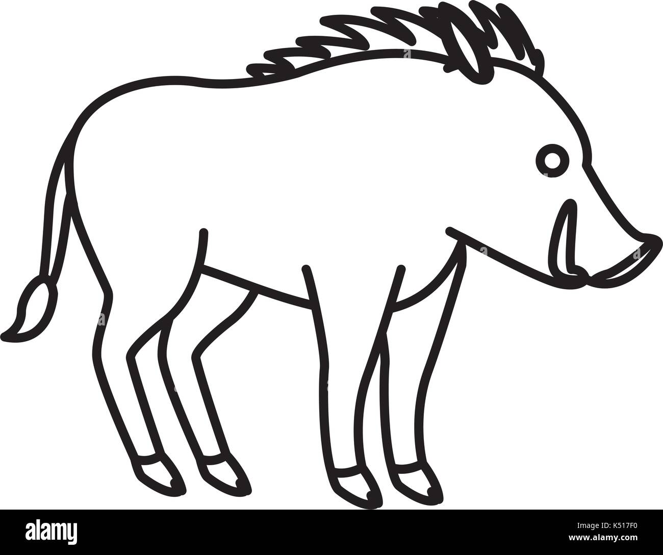 Jabali animal cartoon Stock Vector Image & Art - Alamy