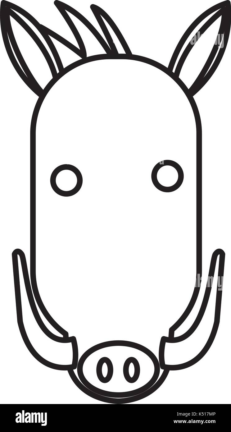 Cartoon jabali Stock Vector Images - Alamy