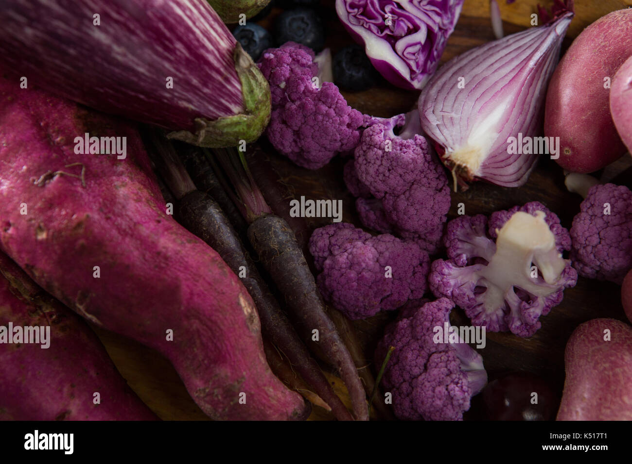 Close-up of various fresh vegetables Stock Photo - Alamy