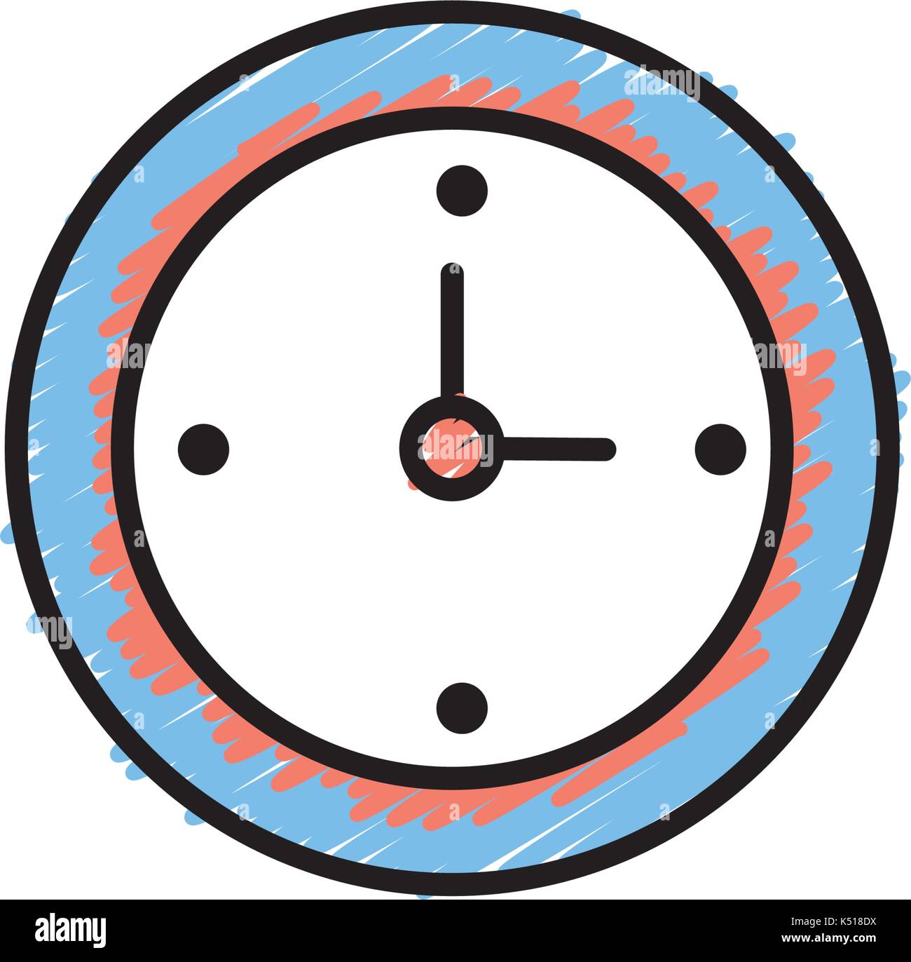 wall clock design to know the time Stock Vector Image & Art - Alamy