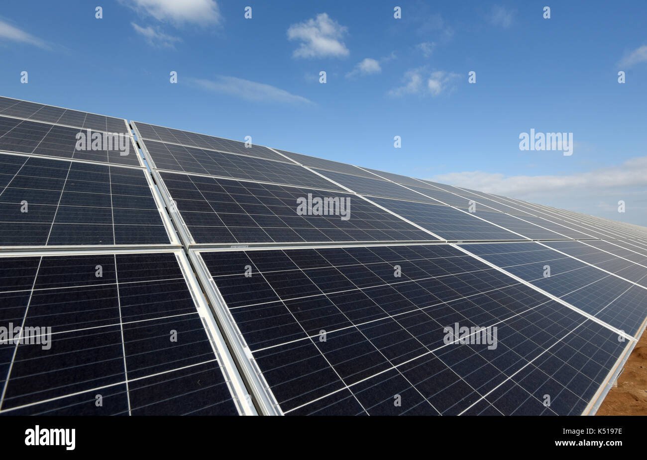 Solar reflectors on the solar power plant station "Zavodskaya" of Solar ...
