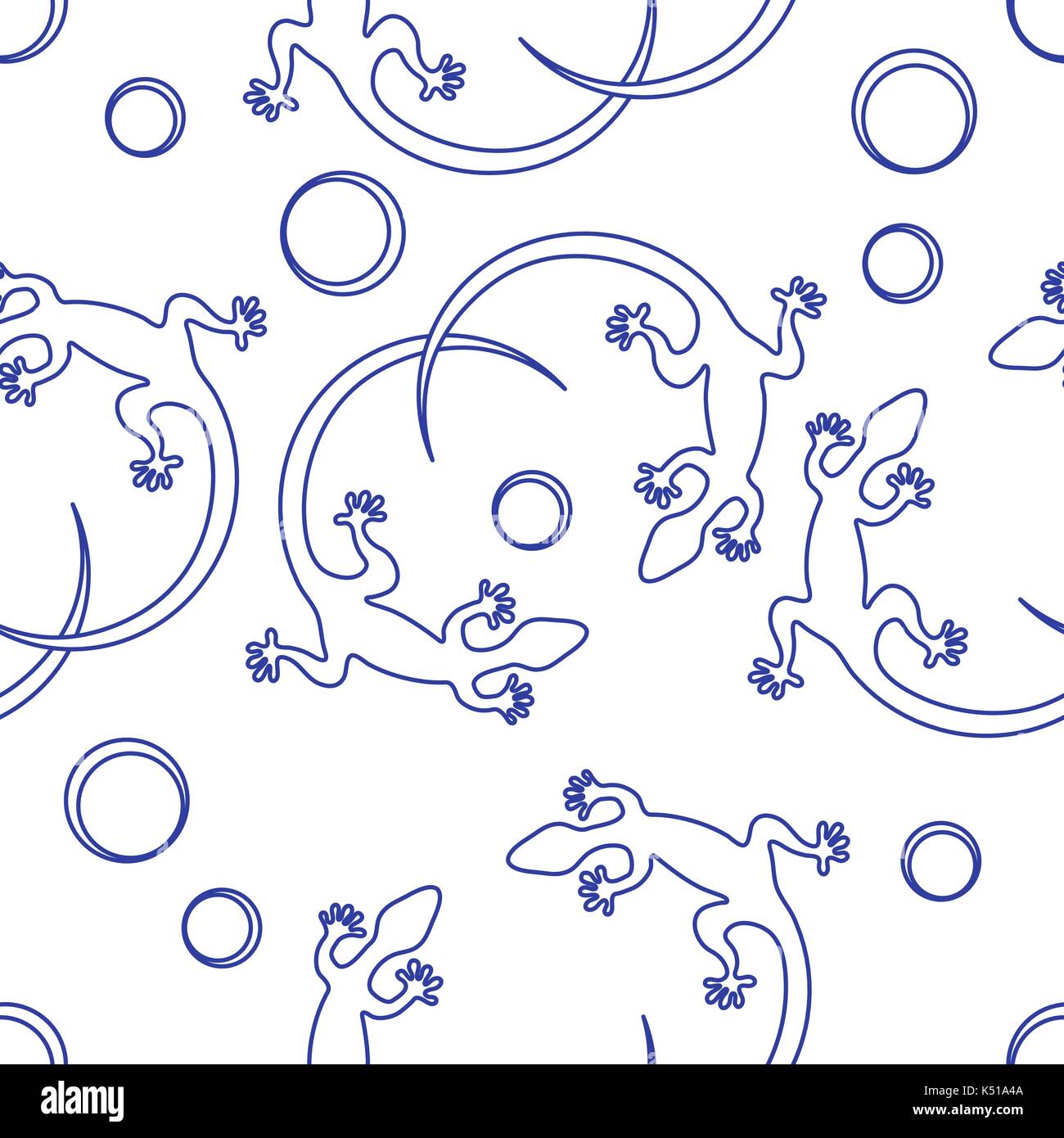 Printable Lizard Pattern