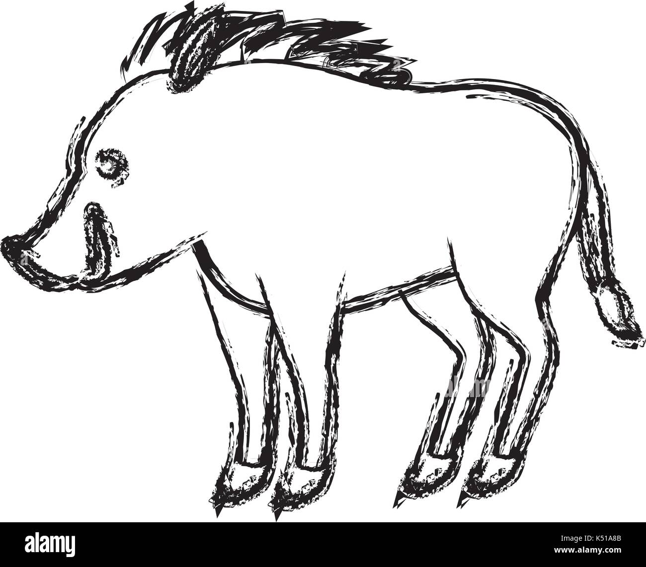 Jabali animal cartoon Stock Vector Image & Art - Alamy