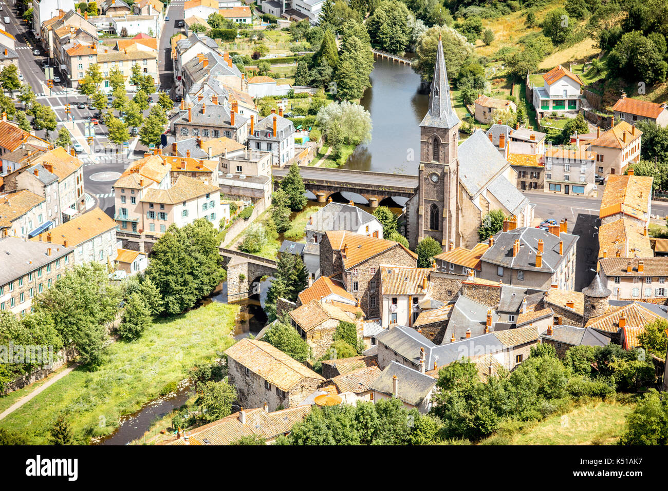 Saint flour aerial view hi-res stock photography and images - Alamy