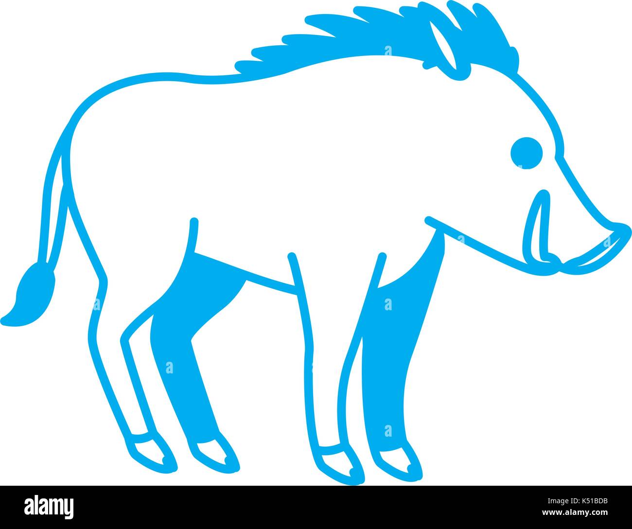Cartoon jabali Stock Vector Images - Alamy