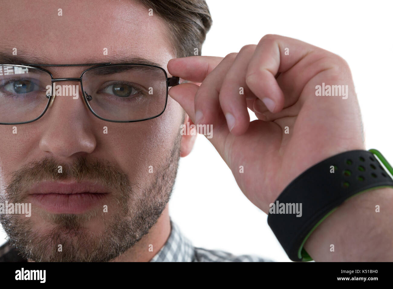 Man wearing spectacles hi-res stock photography and images - Alamy