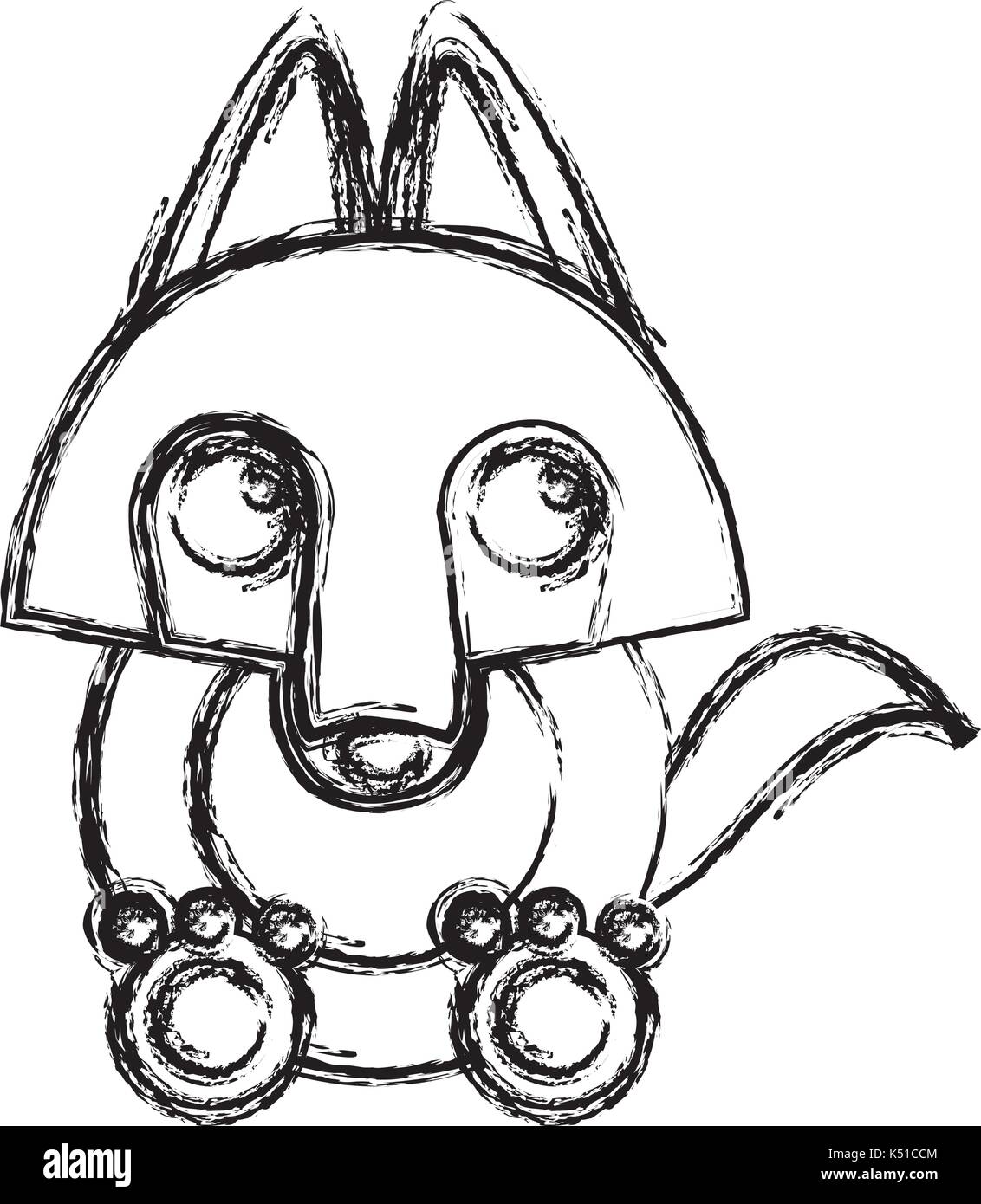 Wolf cartoon animal Stock Vector Image & Art - Alamy