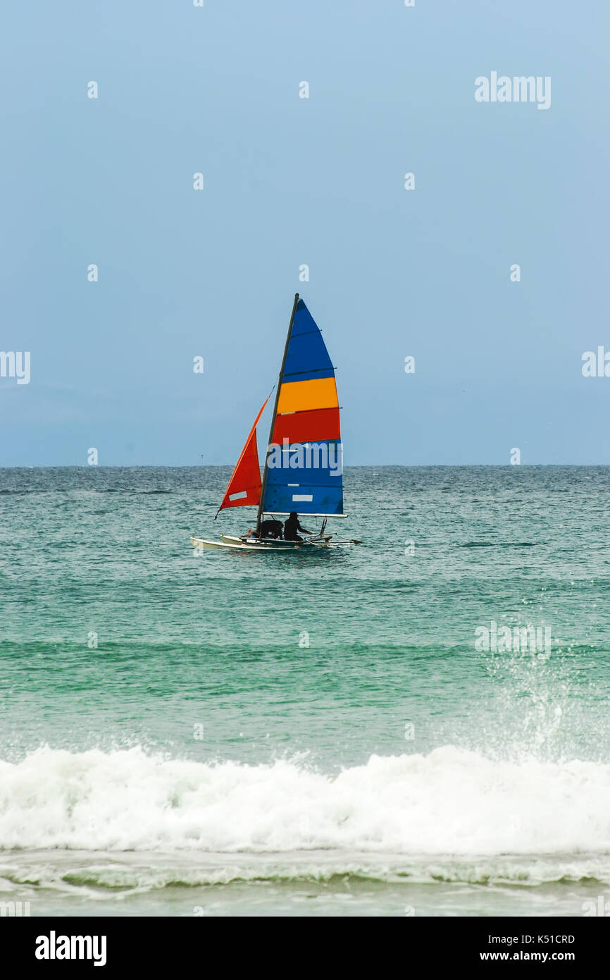 All shades of blue of the Pacific ocean. The Australian coast Stock ...
